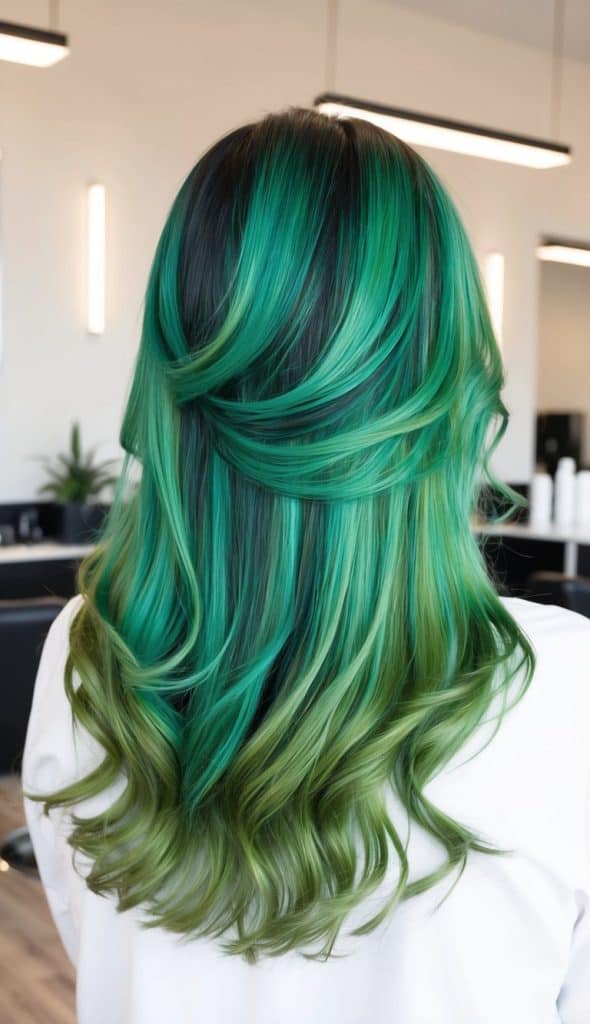 16 Green Hair Ideas: Stunning Emerald to Mint Shades for Your Next ...