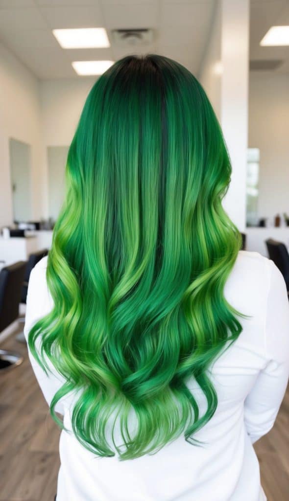 16 Green Hair Ideas: Stunning Emerald to Mint Shades for Your Next ...